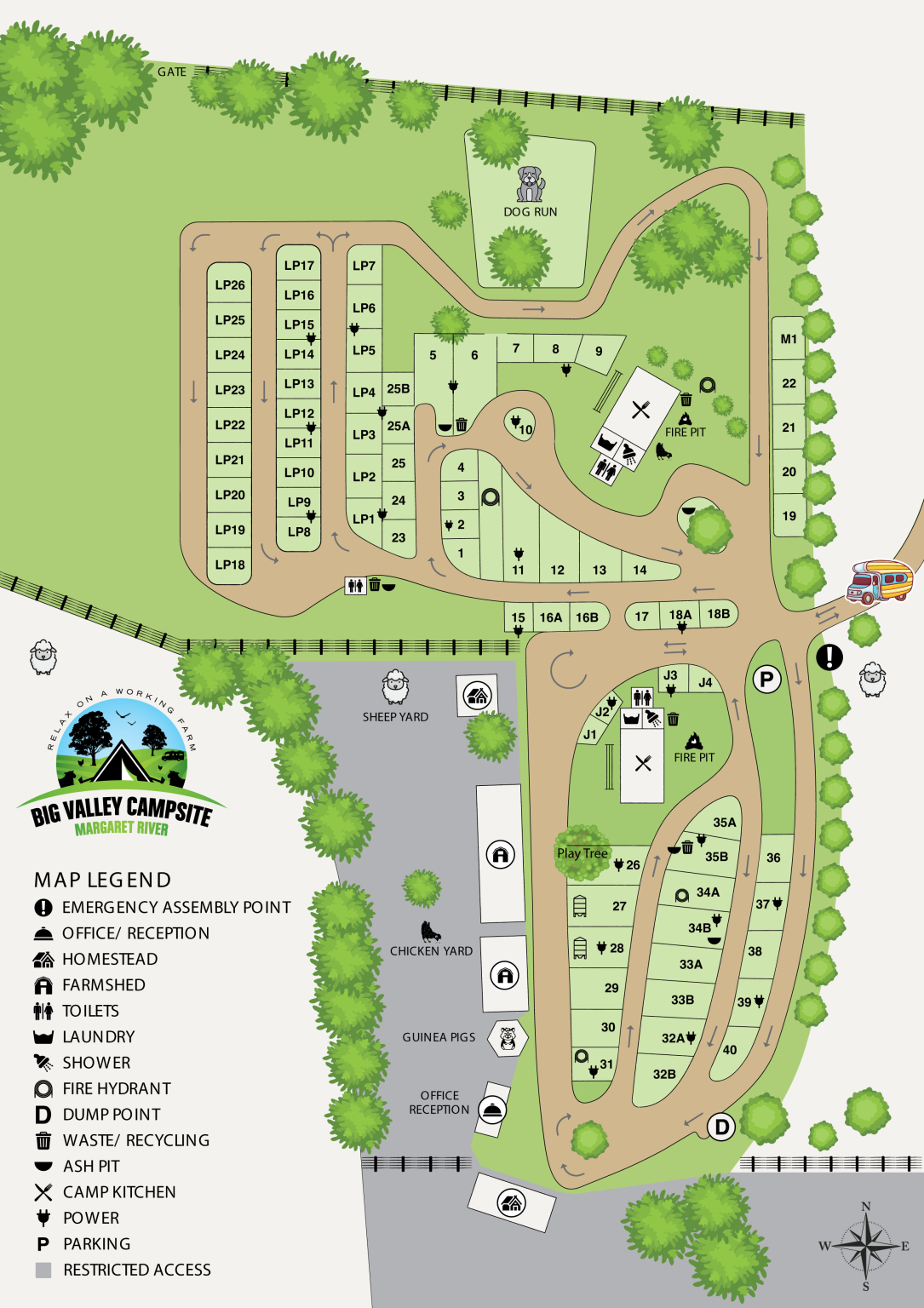 Come and Stay at Big Valley Caravan Park Margaret River